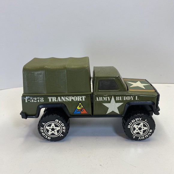 Buddy L | Toys | Vintage Buddy L Army T5278 Military Truck Jeep ...